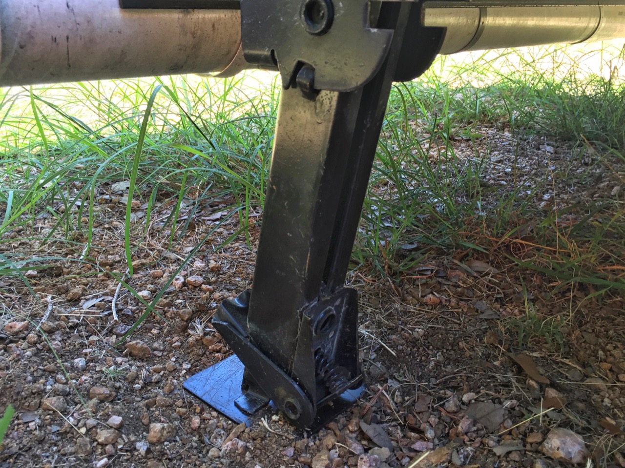 Easy Leveling with an Atwood Stabilizer Jack | Teardrop Trail